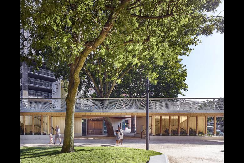 Bell Philips showcases ‘tree house’ pavilion at Elephant Park | News ...
